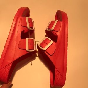 Everlast | Shoes | Nwt Everlast Slides Sandals Pink Beach Agnes 56 ...